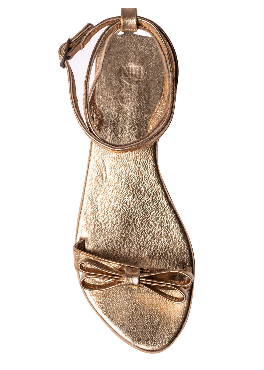 CHARLOTTE SANDALS - GOLD – El Zapato